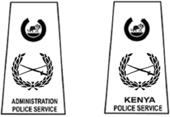 List Of Kenya National Police Service Ranks and Badges