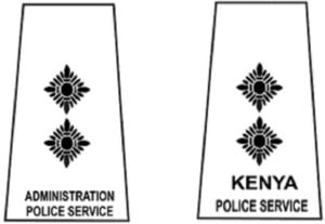 List Of Kenya National Police Service Ranks and Badges